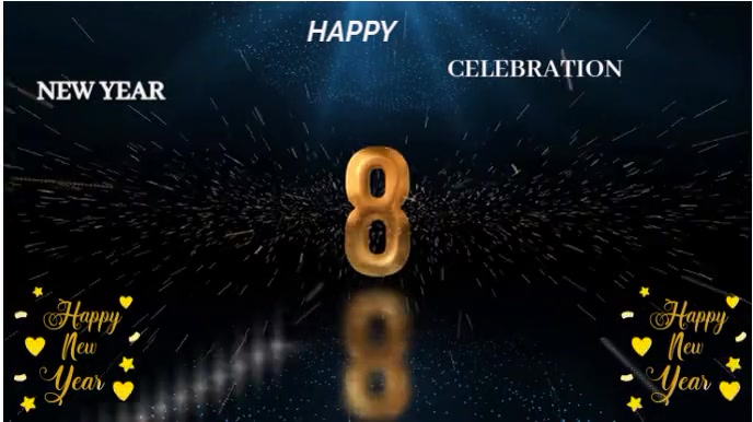 Copy of Happy New Year 2025 Digital Display (16:9) | PosterMyWall