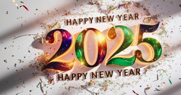 Happy new year 2025 flyer template | PosterMyWall