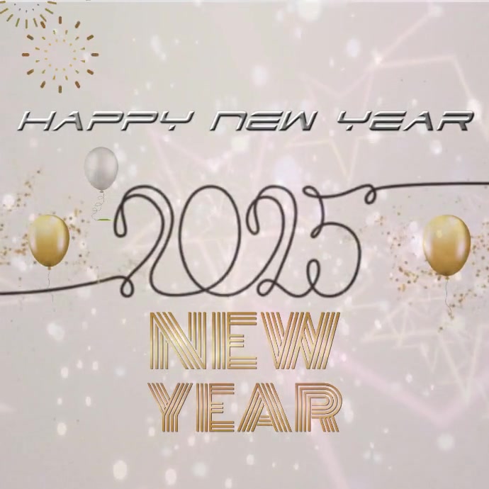 Happy New Year 2025 Instagram Post Template | PosterMyWall
