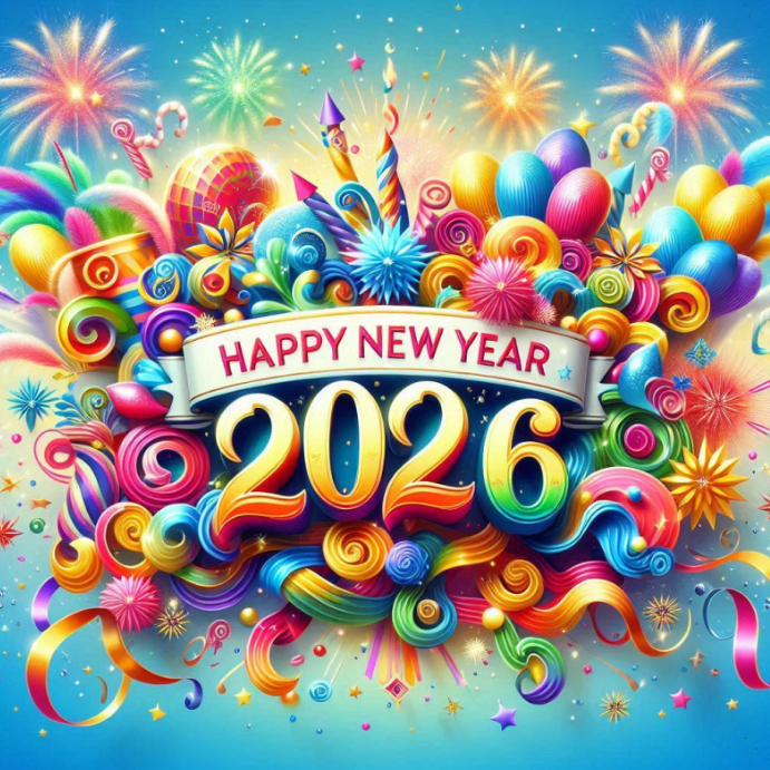 Happy New Year 2026 Banner Design Template | PosterMyWall