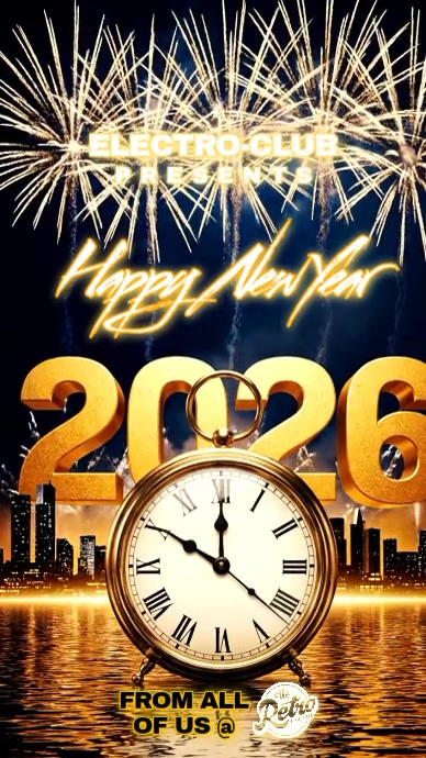 Modèle Happy New Year 2026 | PosterMyWall