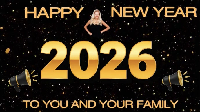 HAPPY NEW YEAR 2026 Template | PosterMyWall