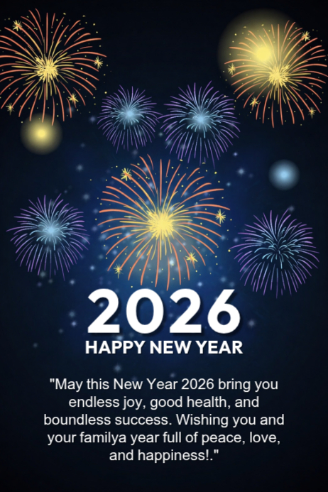 happy new year 2026 Template | PosterMyWall