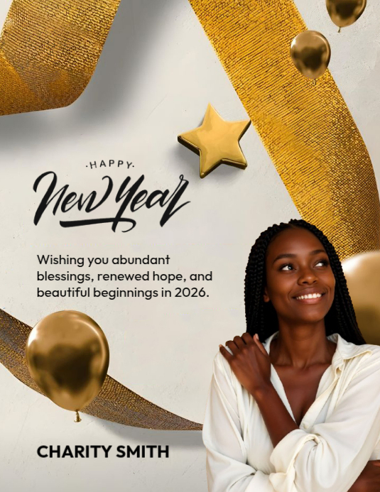 Modèle Happy New Year 2026 | PosterMyWall