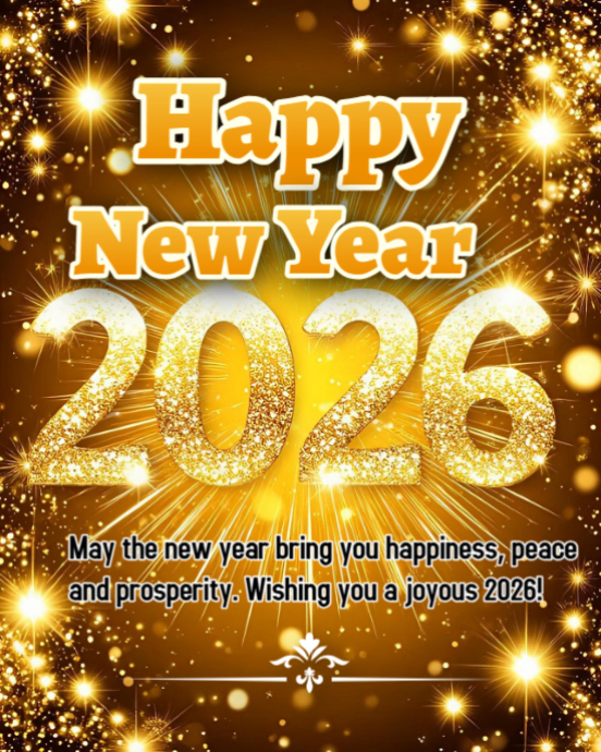 Happy new year 2026 Template | PosterMyWall