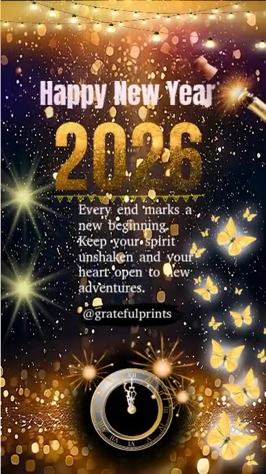 Happy New Year 2026 Template | PosterMyWall