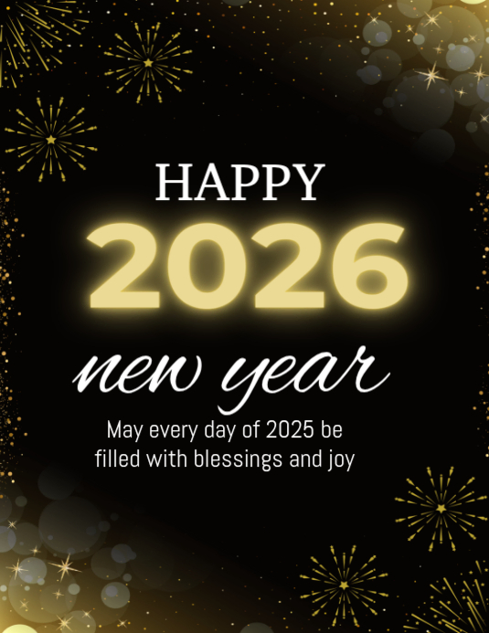 Happy new year 2026 Template | PosterMyWall