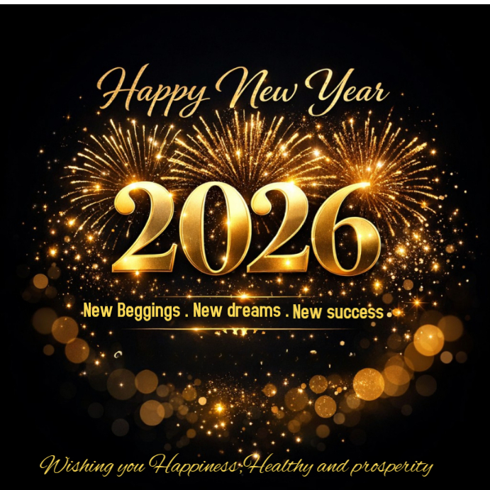 Happy new year 2026 Template | PosterMyWall