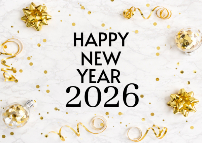 Happy New Year 2026 Postcard Template | PosterMyWall