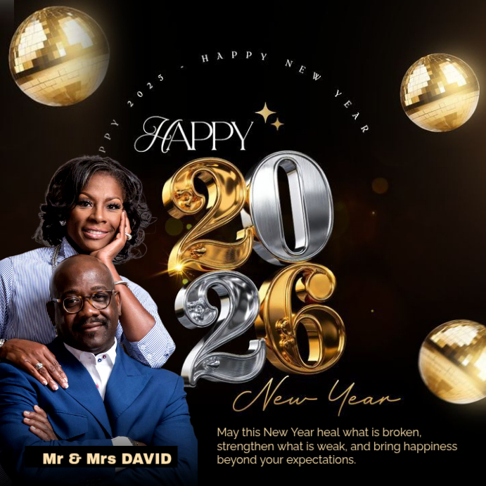 Happy new year 2026 wishes template | PosterMyWall