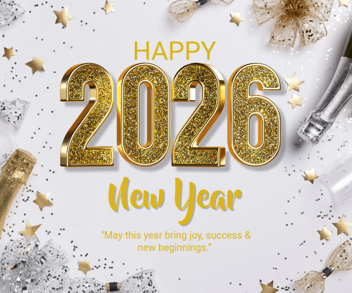 Happy New Year Ad Template. | PosterMyWall