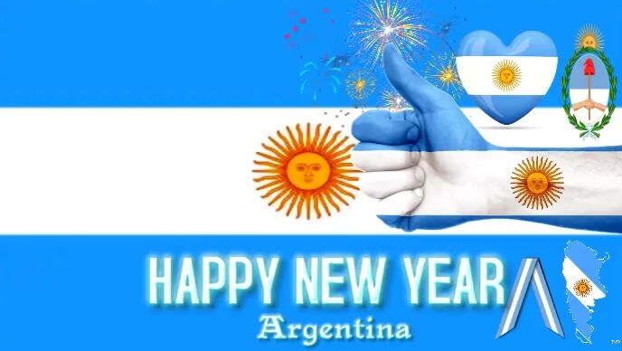 HAPPY NEW YEAR ARGENTINA Template | PosterMyWall