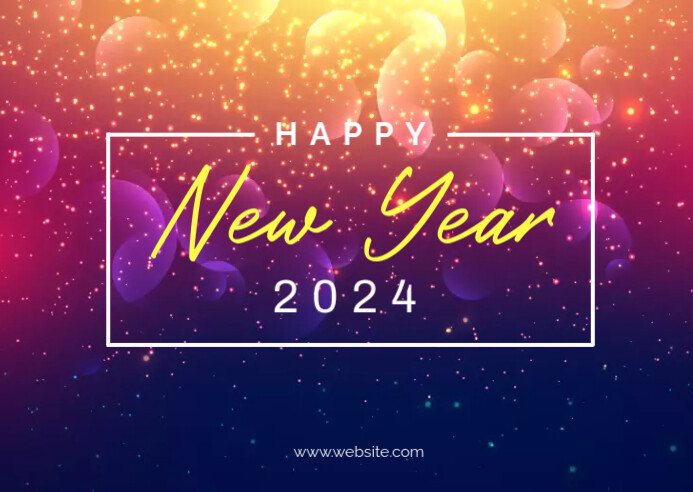 Happy New Year Banner Template | PosterMyWall