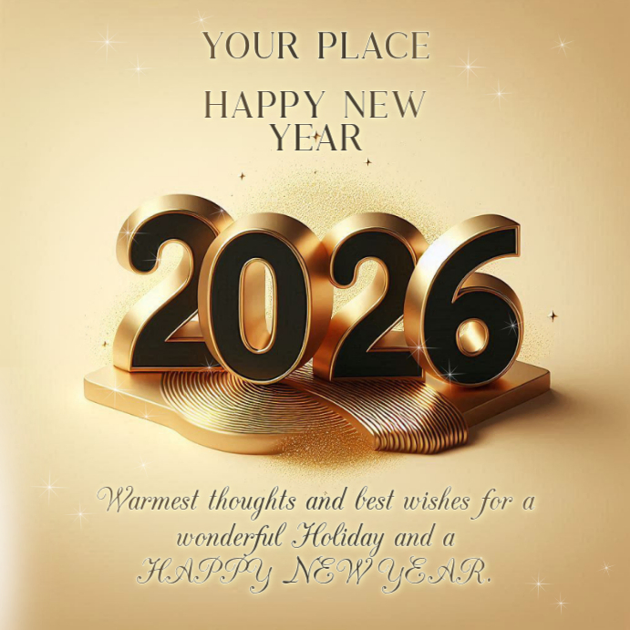 Happy New Year Card Template | PosterMyWall