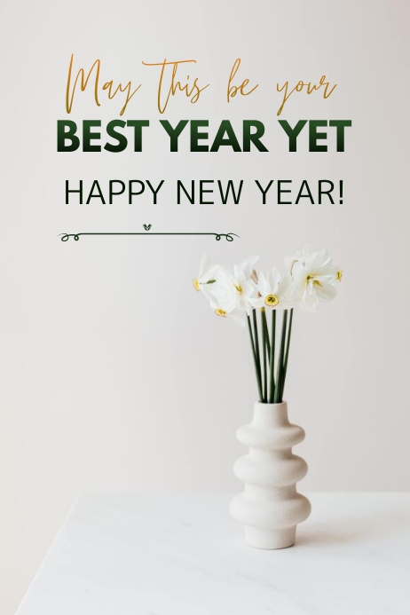 Happy new year card Template | PosterMyWall