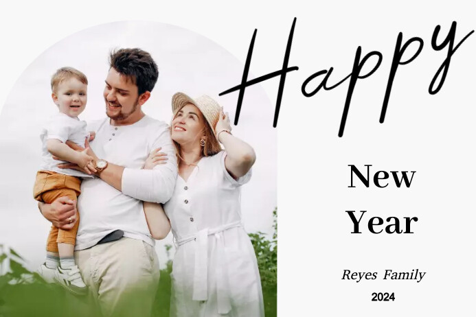 Happy New Year Card Template | PosterMyWall