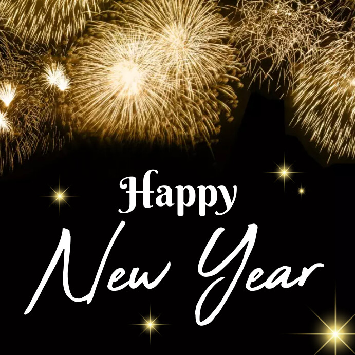 Happy New Year Celebration Instagram Post Template | PosterMyWall