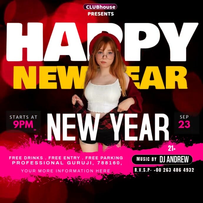 happy new year club Template | PosterMyWall