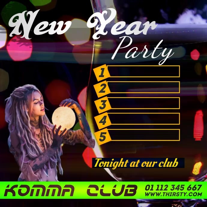 happy new year club Template | PosterMyWall