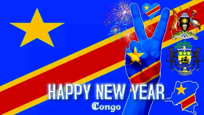 HAPPY NEW YEAR CONGO Template | PosterMyWall