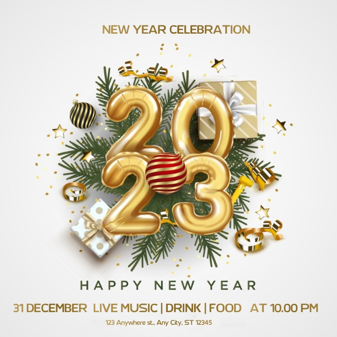 Copy of HAPPY NEW YEAR | PosterMyWall