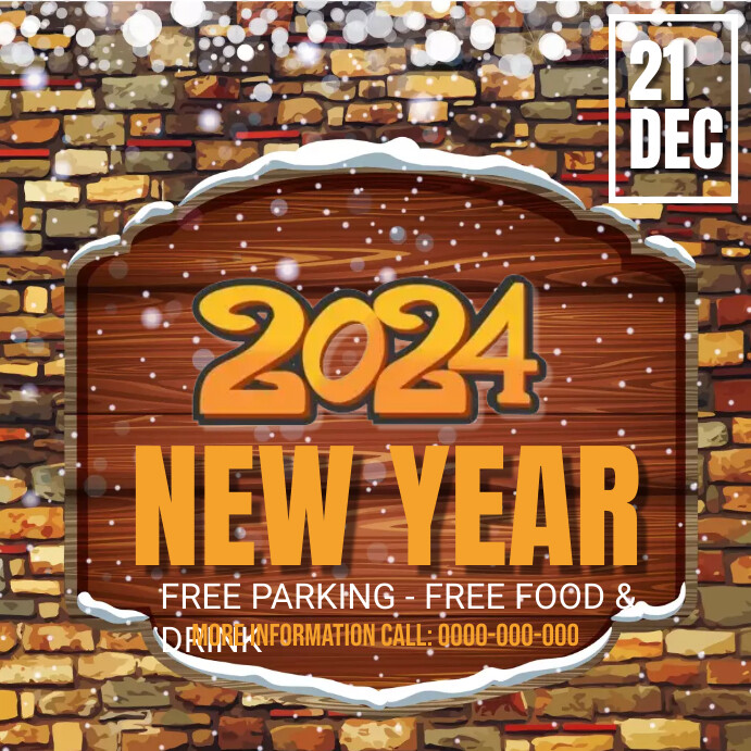 happy new year design Template | PosterMyWall