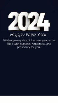 Happy New Year WhatsApp Status Template | PosterMyWall