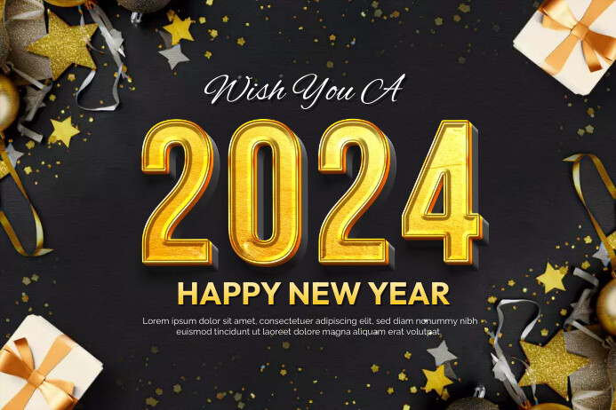 Happy New Year Design Template | PosterMyWall