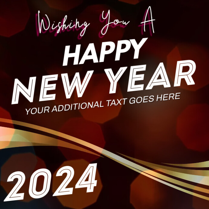 happy new year fireworks Template | PosterMyWall
