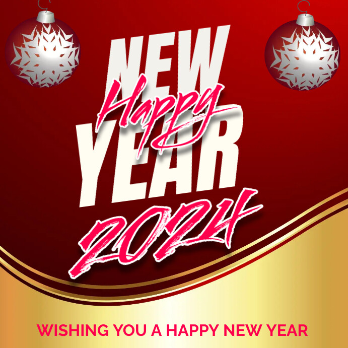 happy new year fireworks Template | PosterMyWall