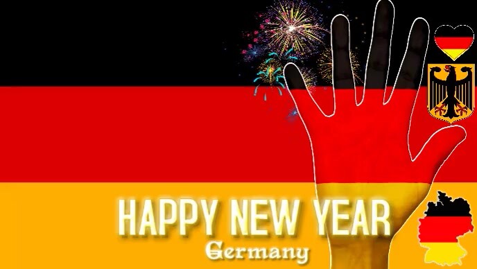 HAPPY NEW YEAR GERMANY Templat | PosterMyWall