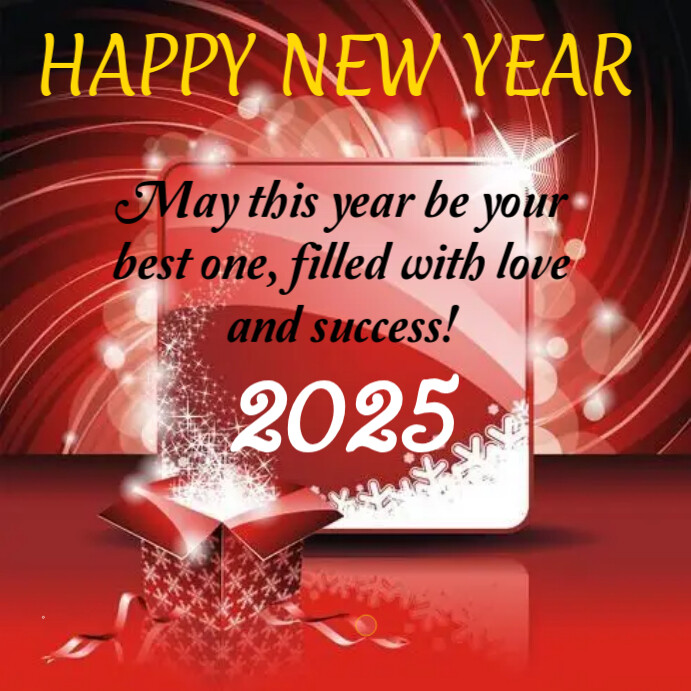 Happy new year greetings Template | PosterMyWall