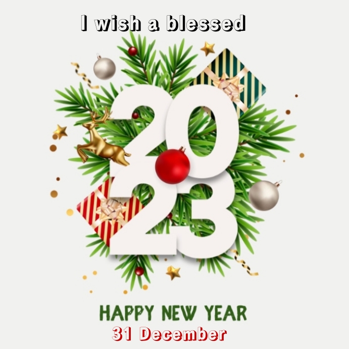 Happy new year Instagram post Template | PosterMyWall