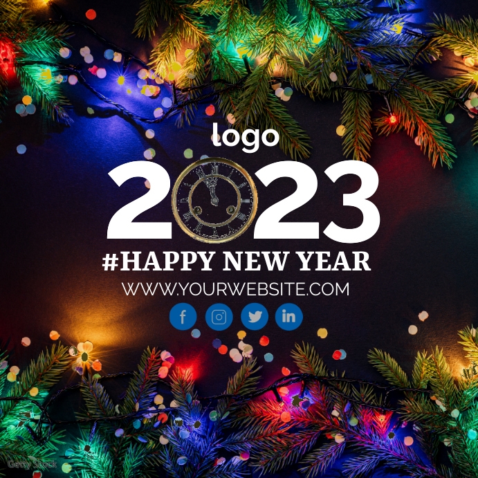 Happy new year instagram post Template | PosterMyWall