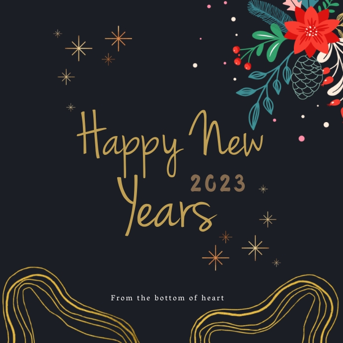 Happy New Year Instagram Post Template | PosterMyWall