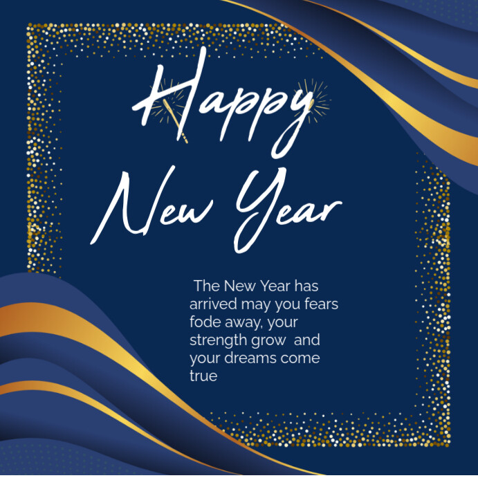 Happy New Year Instagram Post Template | PosterMyWall