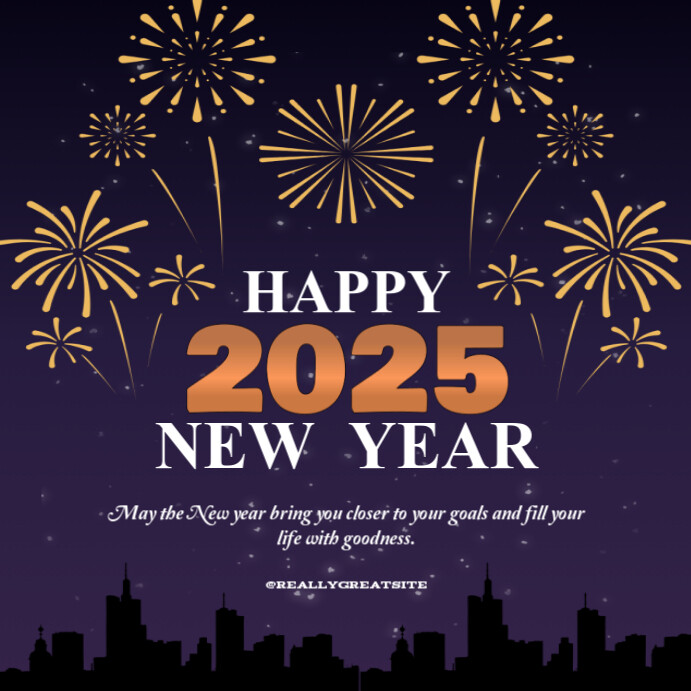 Happy New Year Instagram Post Template | PosterMyWall