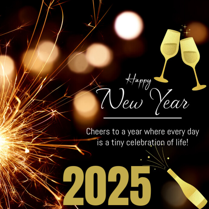 Happy new year Instagram post Template | PosterMyWall