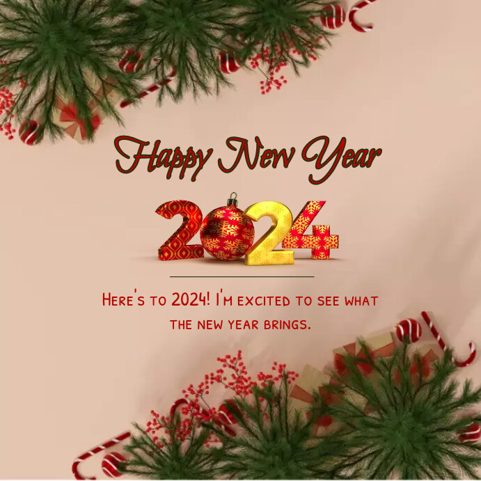 happy new year instagram post Template | PosterMyWall