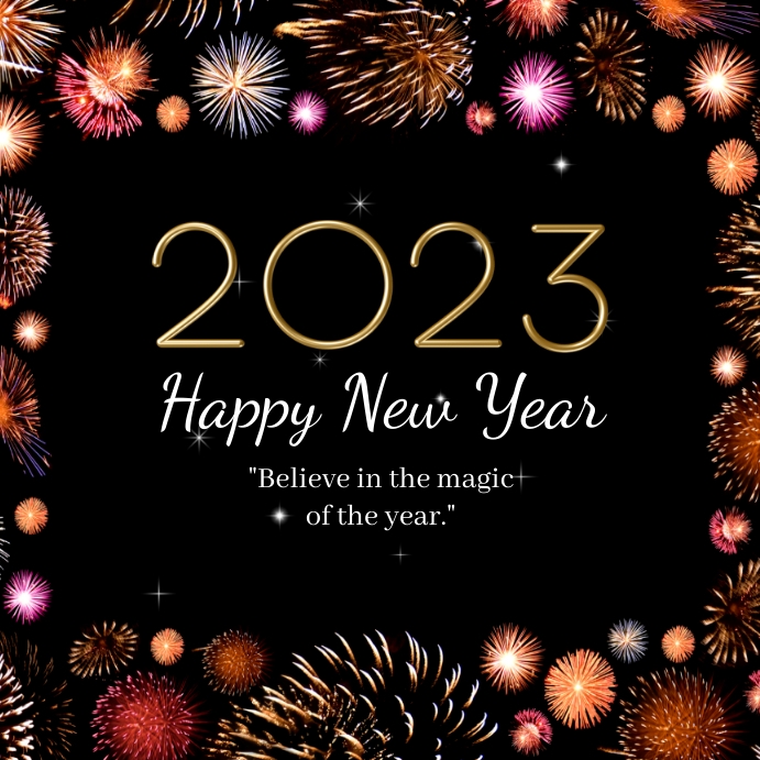 Happy New Year Instagram Post Template | PosterMyWall