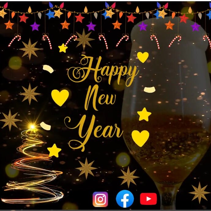 Happy New Year Instagram Post Template | PosterMyWall