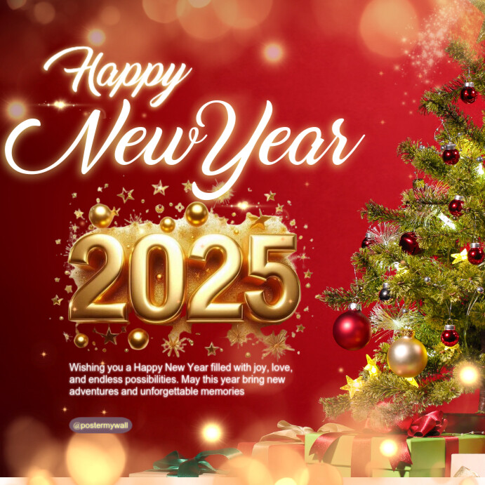 Happy New Year Instagram Post Template | PosterMyWall