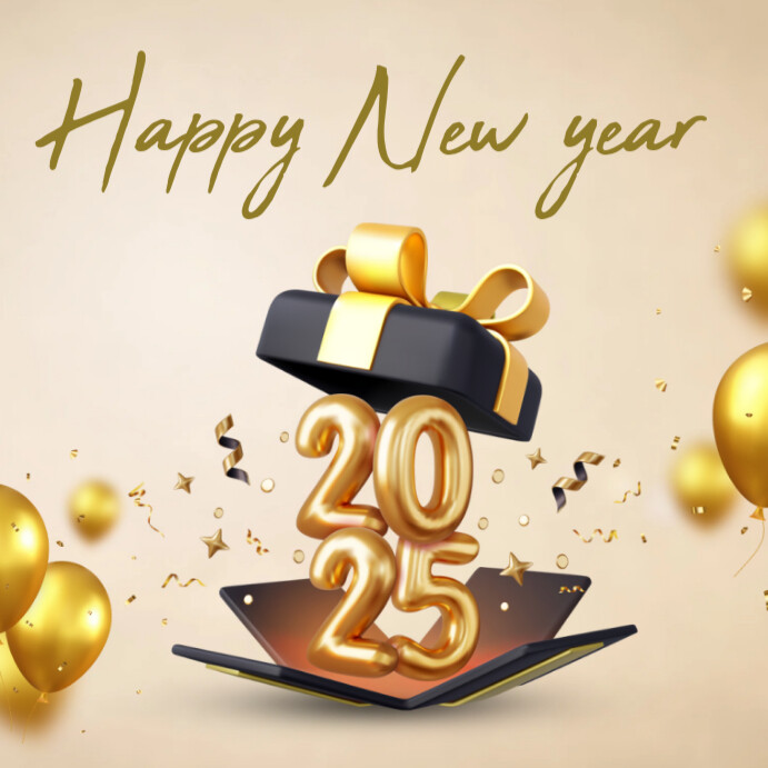 Happy New year Instagram post online greeting cards Template | PosterMyWall