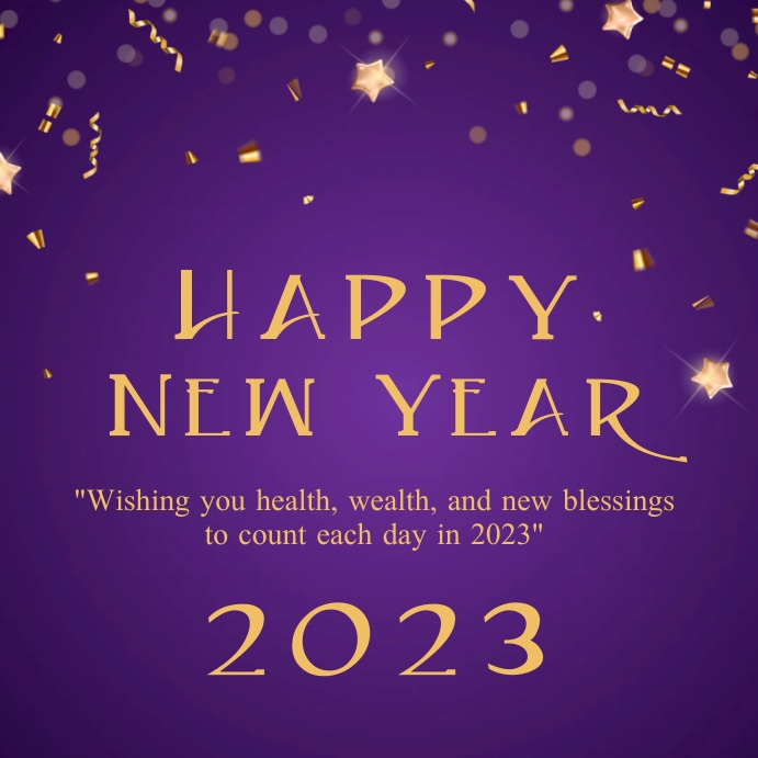 Happy New Year Instagram Post. Template | PosterMyWall