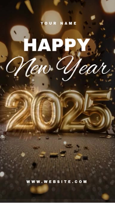 HAPPY NEW YEAR INSTAGRAM STORY POST Template | PosterMyWall