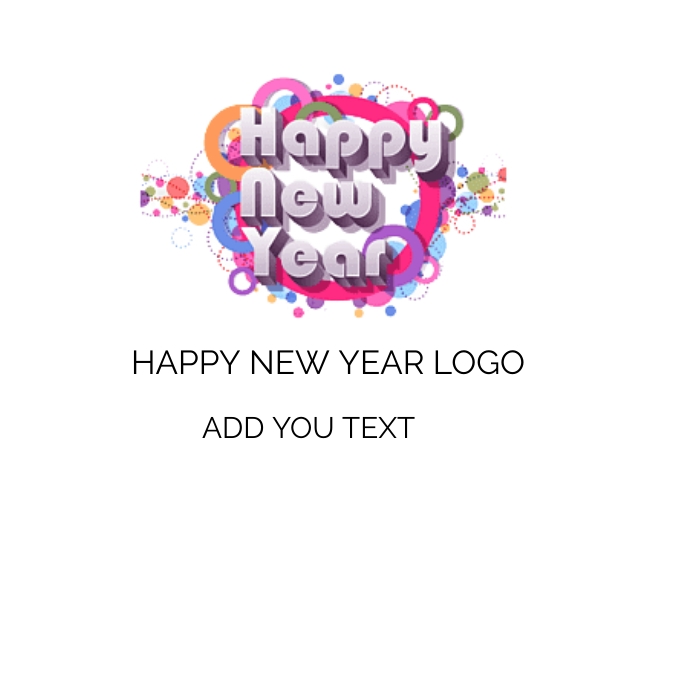 Copy of HAPPY NEW YEAR LOGO | PosterMyWall