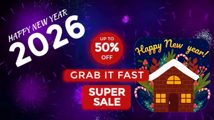 Happy new year offer ad Template | PosterMyWall
