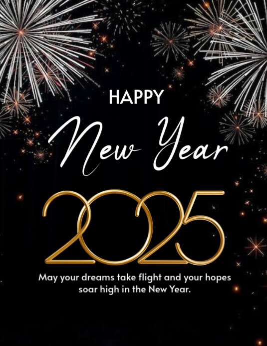 Happy New Year Online Greeting Card Template | PosterMyWall