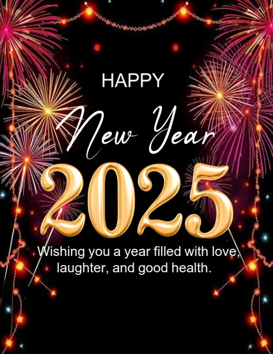 Happy New Year Online Greeting Card Template | PosterMyWall