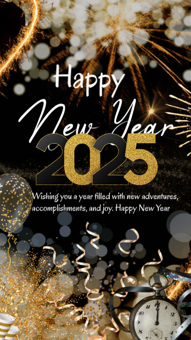Happy New Year Online Greeting Card Template | PosterMyWall